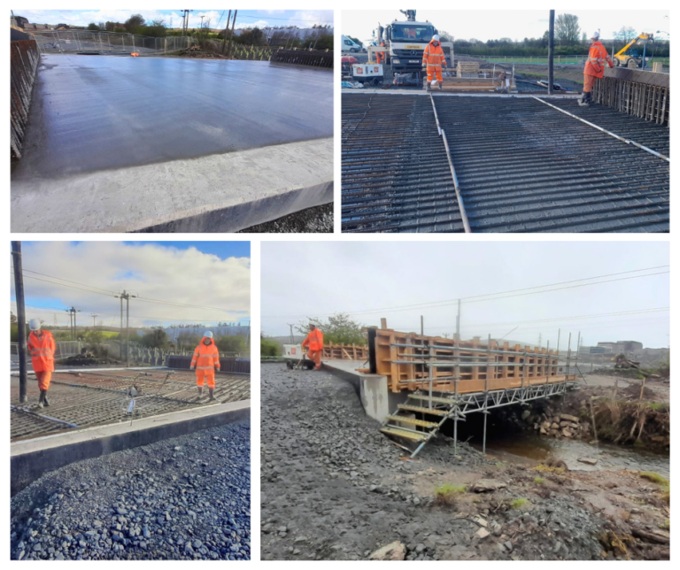 Kilmalid Bridge Parapet Pour - Murform - Formwork Contractor - UK & Ireland